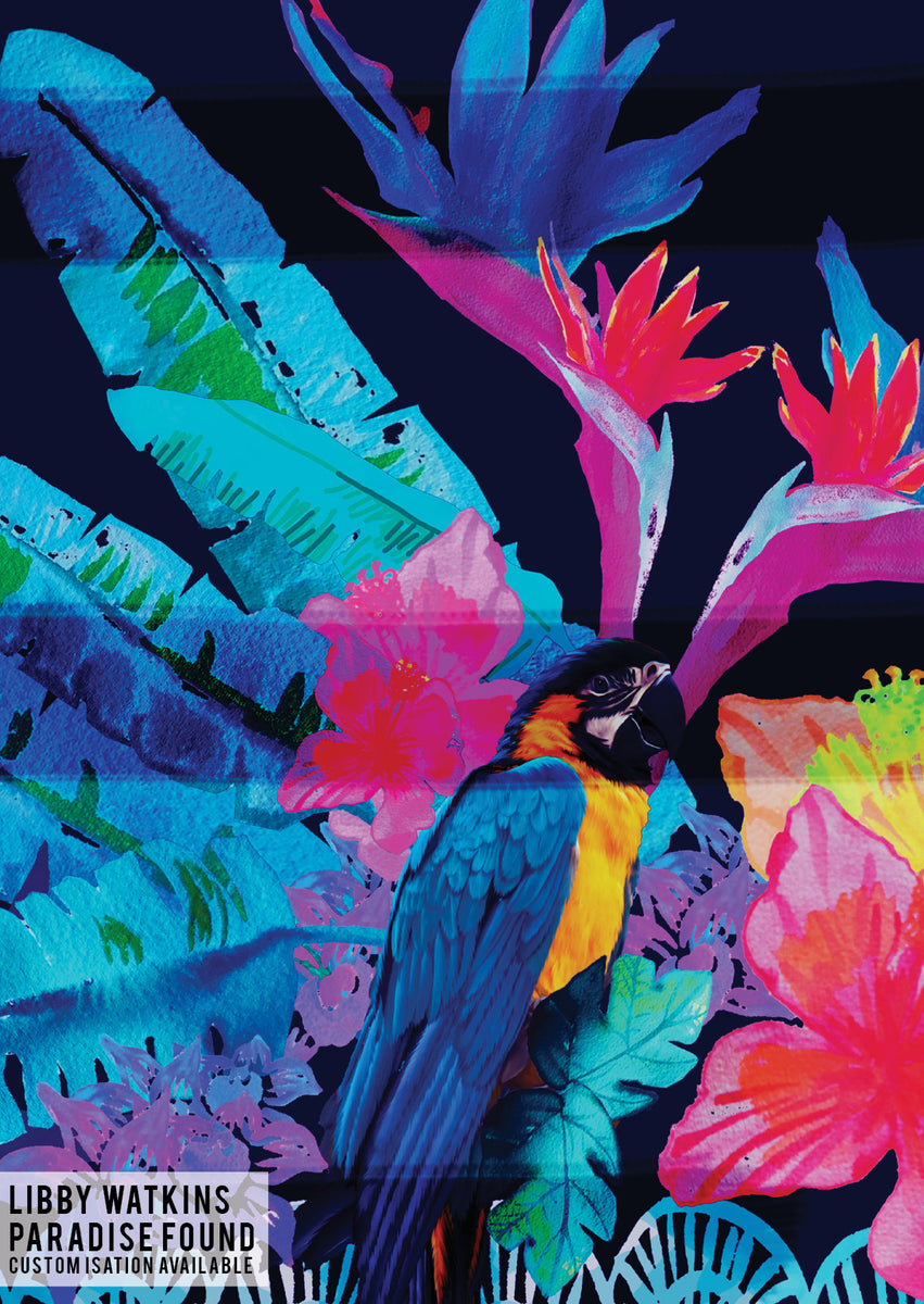 Paradiso Found Wallpaper – Libby Watkins