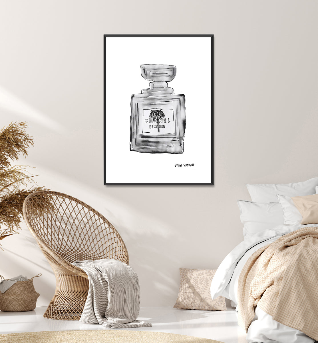 Chanel Ink Palm Art Print – Libby Watkins