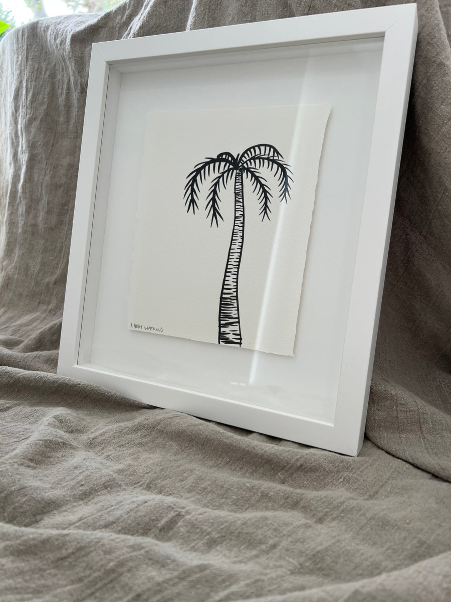 Signature Mini Ink Palm | 221003 | edition 3/15 – Libby Watkins