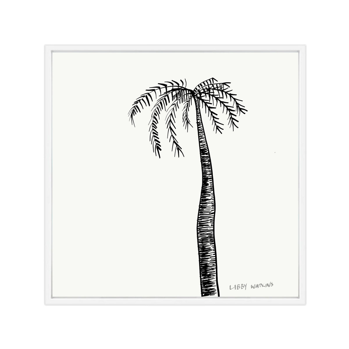 Signature Single Ink Palm Print Canvas Print – Libby Watkins