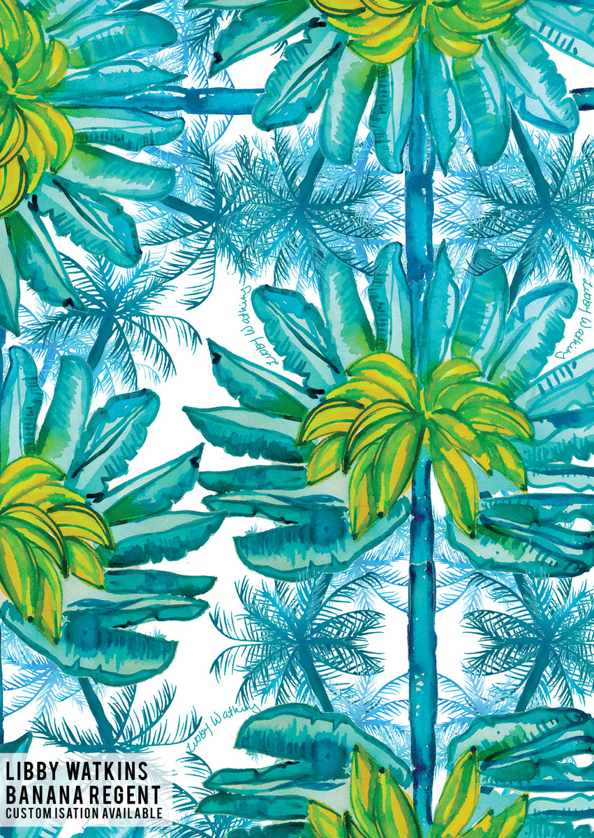 Banana Regent Wallpaper – Libby Watkins